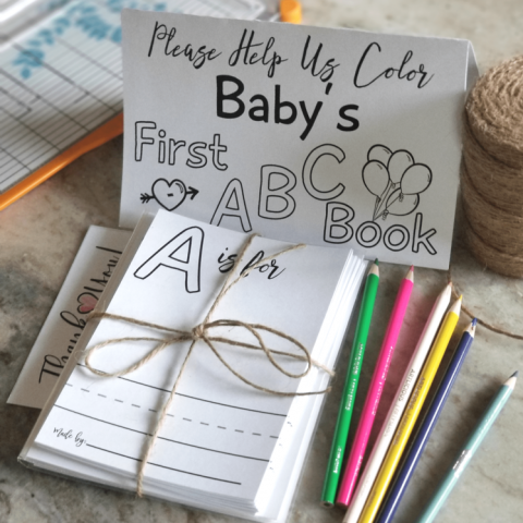 ABC Book Template PDF or Printed